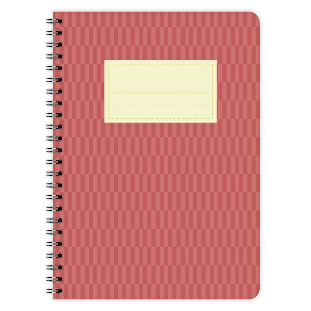 Notizblock A5 Rotes Muster Notizbuch Notizheft - Etsy.de