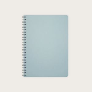 Notebook DIN A5 - Color Light Blue - Etsy