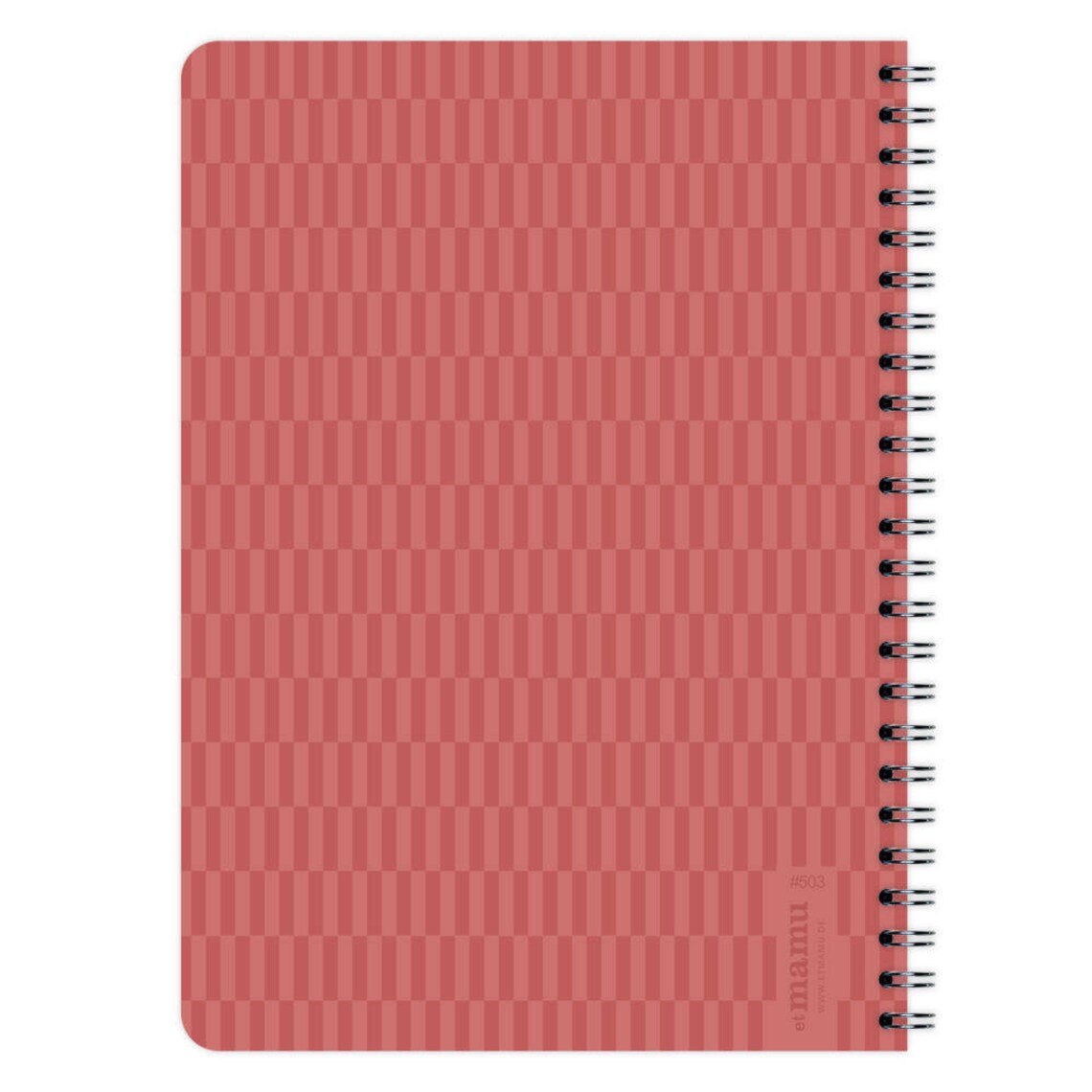 Notebook A5 Red Pattern - Etsy