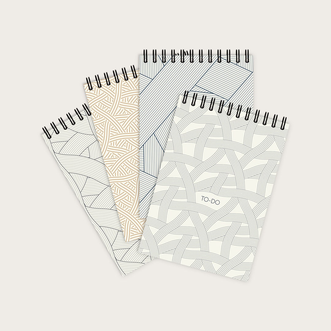 Set of 4 To-do Lists Line Patterns - Etsy Ireland