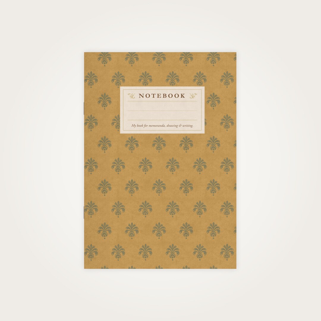 Notebook Stapled A5 | Pattern - Etsy