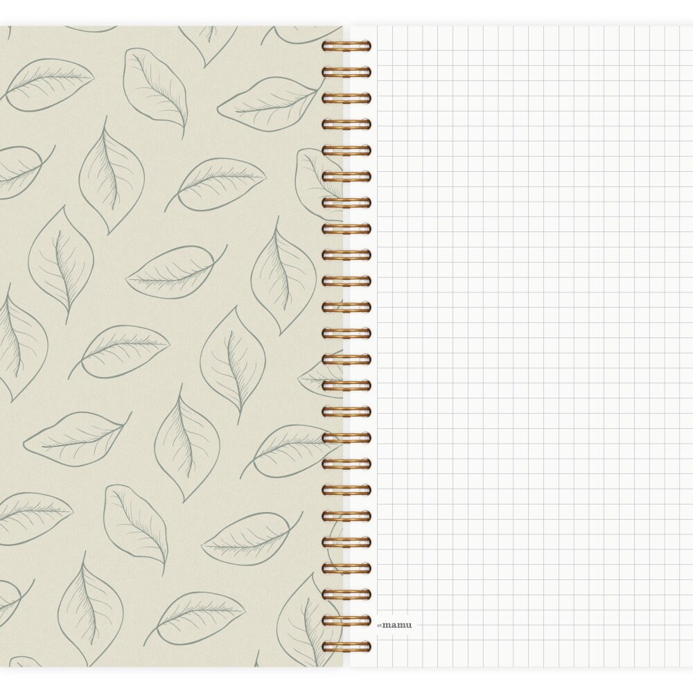 Notizblock A5 Muster Blätter Notizbuch Notizheft | Etsy