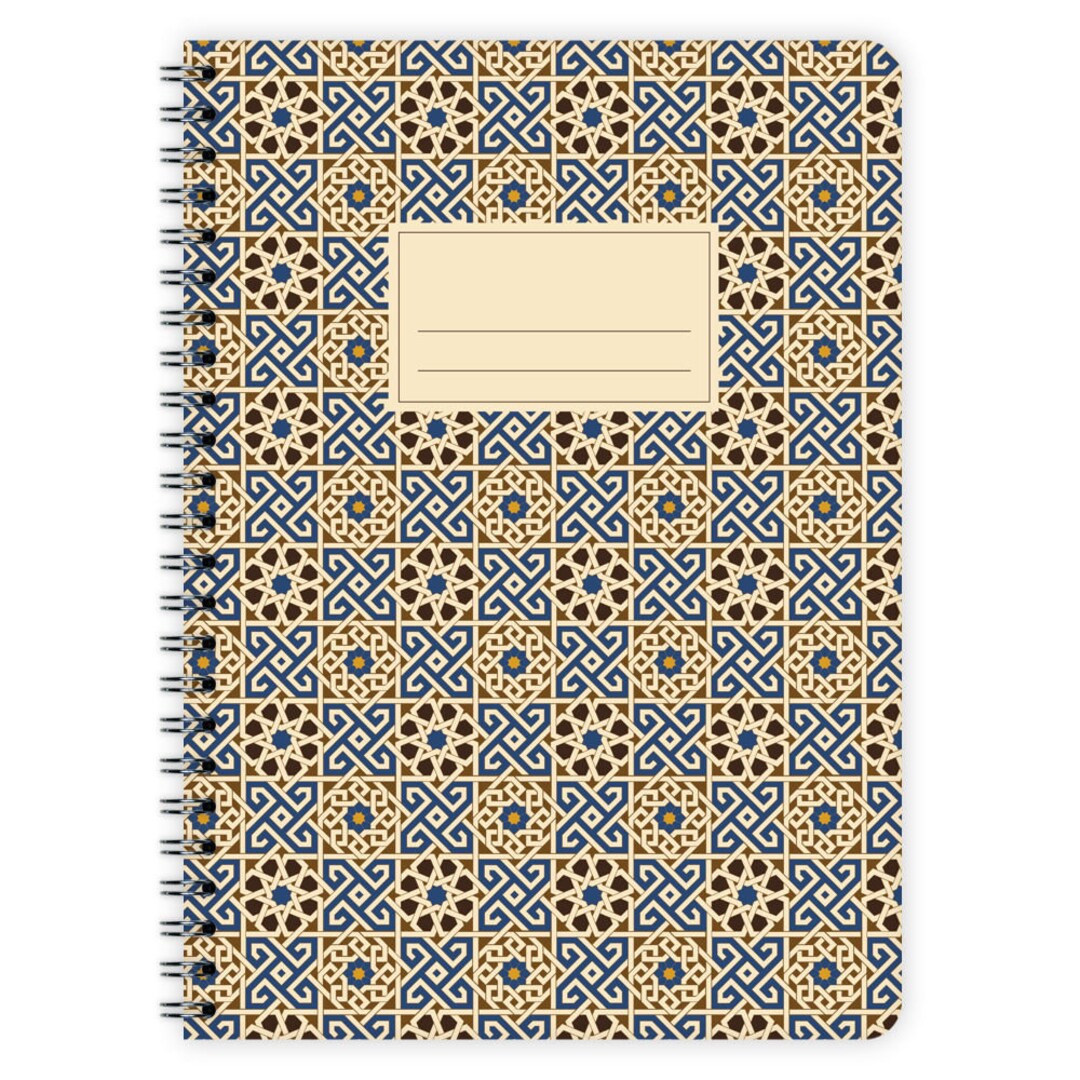 Notizblock A5 | Muster Marokko Nr. 3 | Notizbuch | Notizheft ...