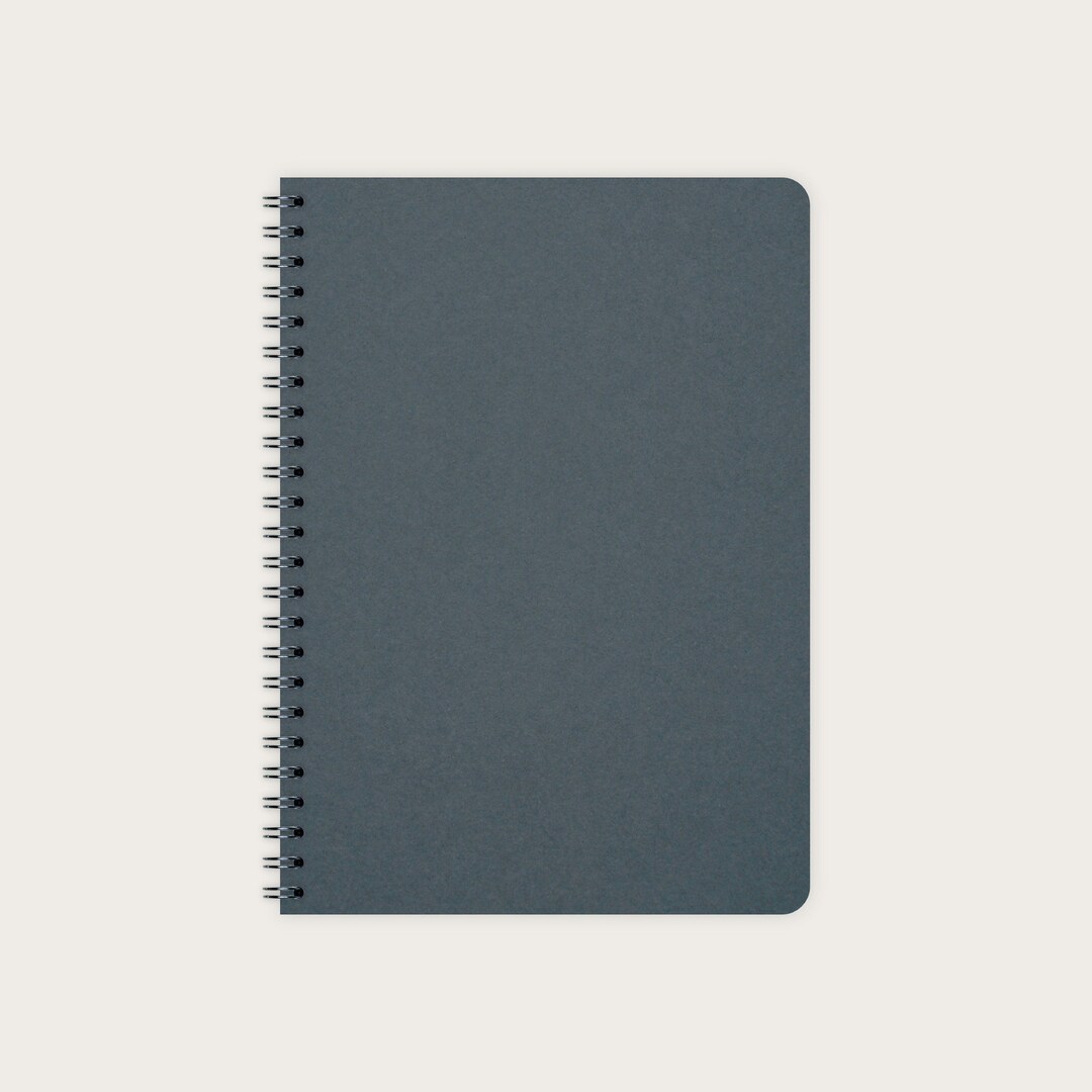 Notebook DIN A5 - Color Blue-grey - Etsy