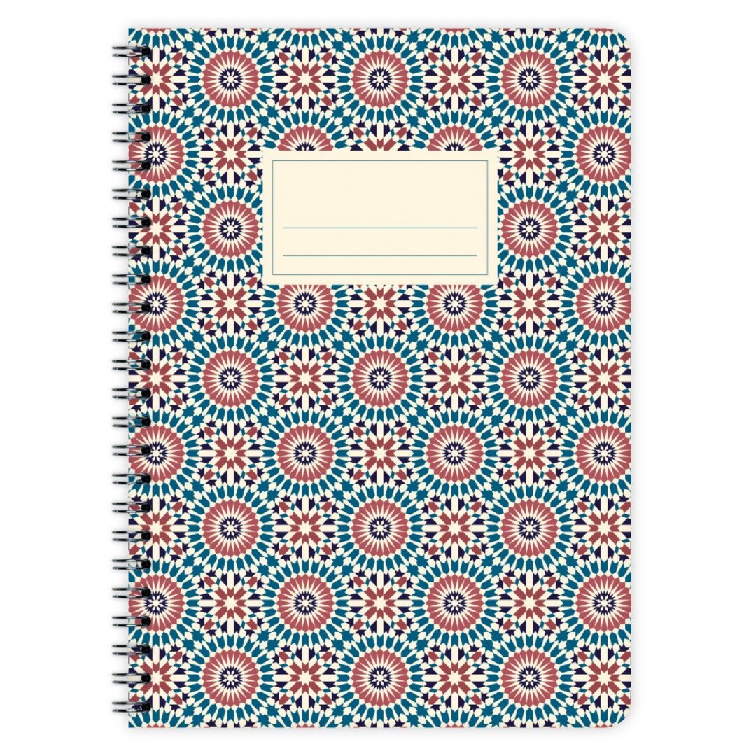 Notizblock A5 | Muster Marokko Nr. 6 | Notizbuch | Notizheft ...