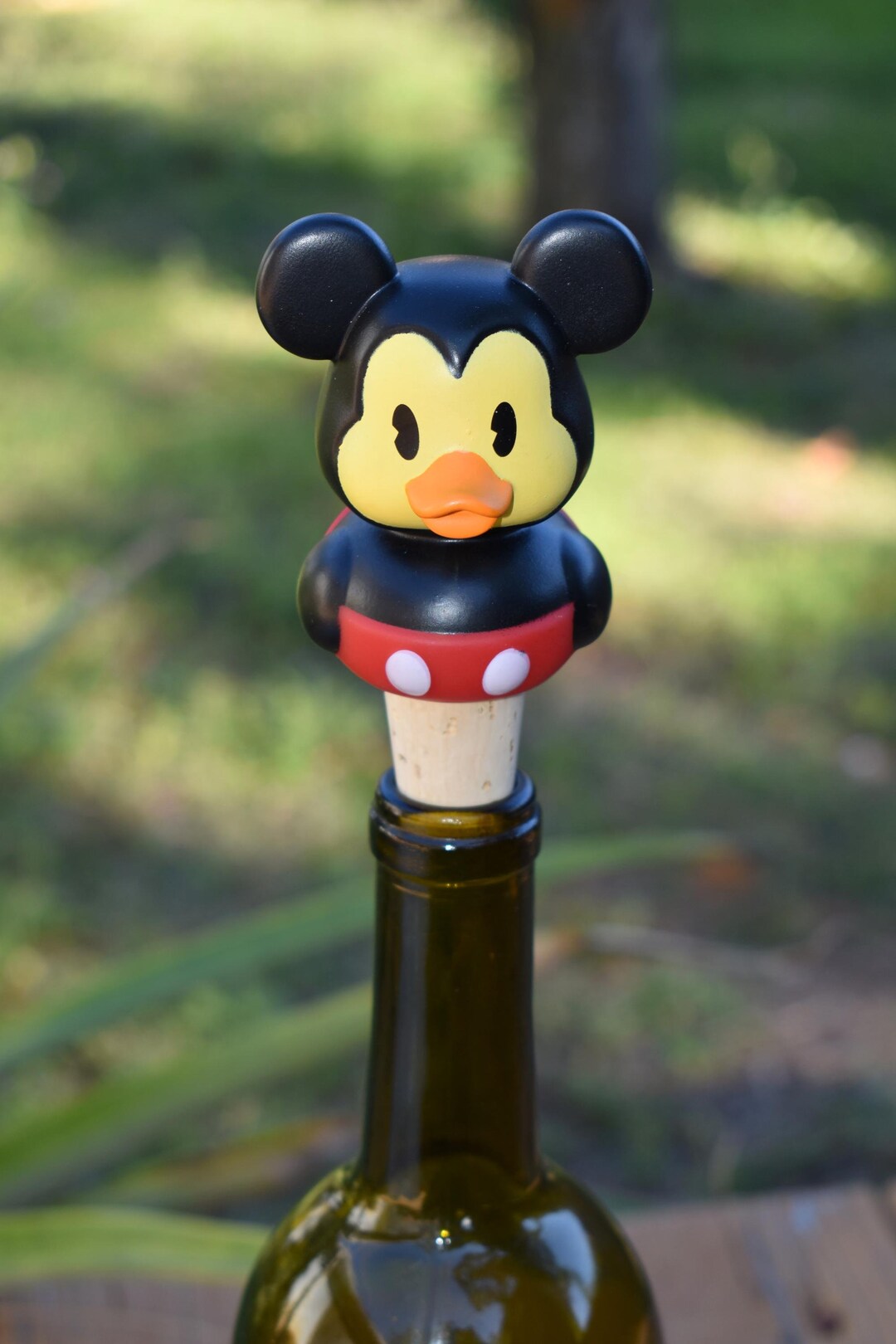 Mickey Mouse Wine Bottle Stopper, Rubber Duck - Etsy