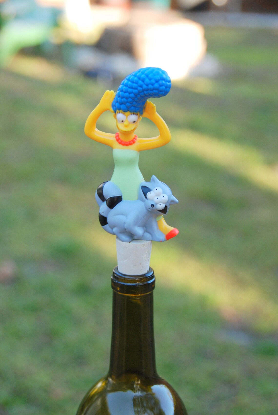 Marge Simpson Wine Bottle Stopper The Simpsons | Etsy