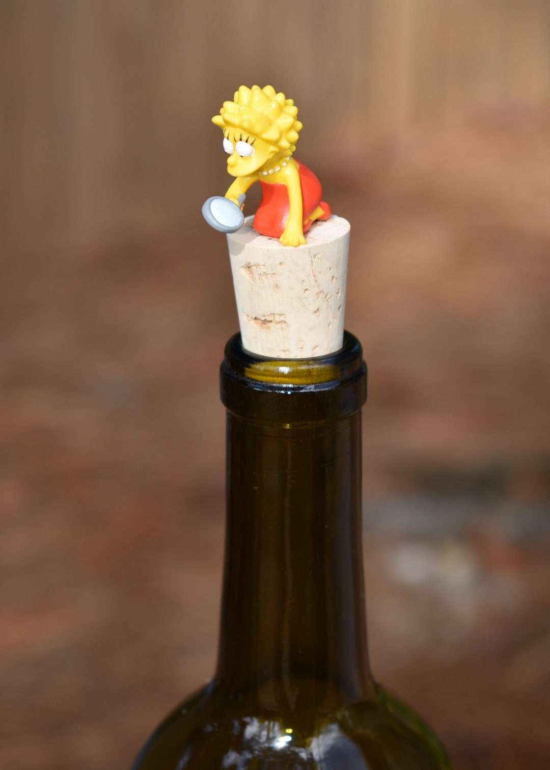 Lisa Simpson Wine Bottle Stopper the Simpsons - Etsy