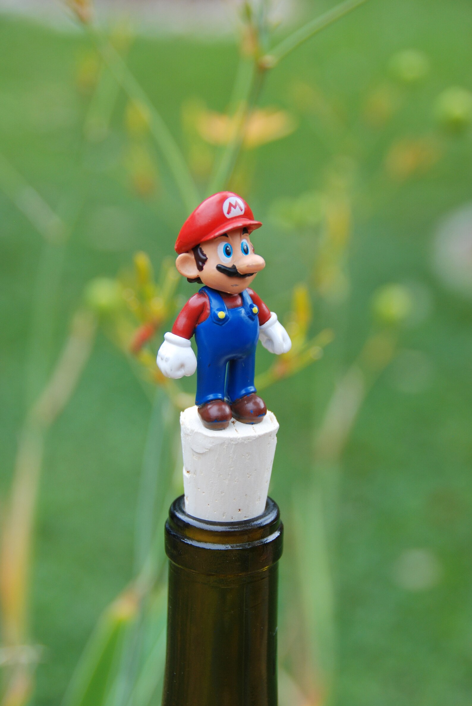 Mario Wine Bottle Stopper Super Mario Brothers - Etsy