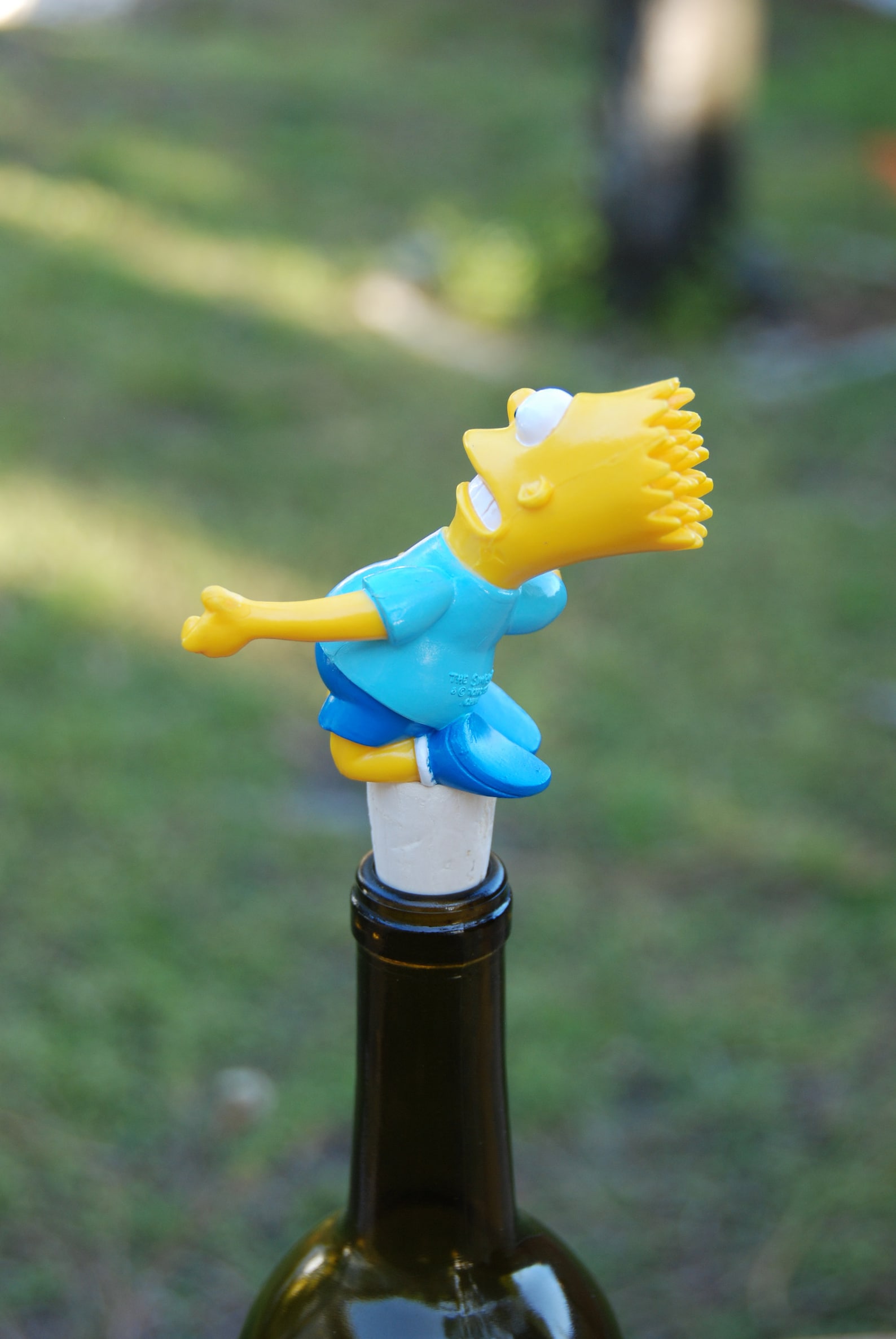Bart Simpson Wine Bottle Stopper the Simpsons | Etsy