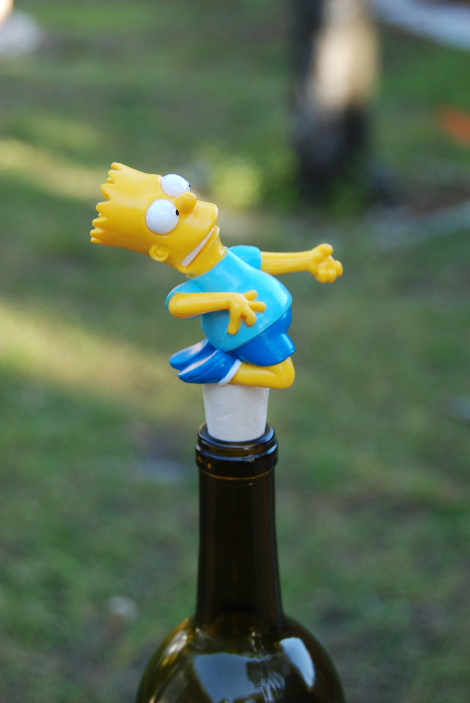 Bart Simpson Wine Bottle Stopper the Simpsons | Etsy