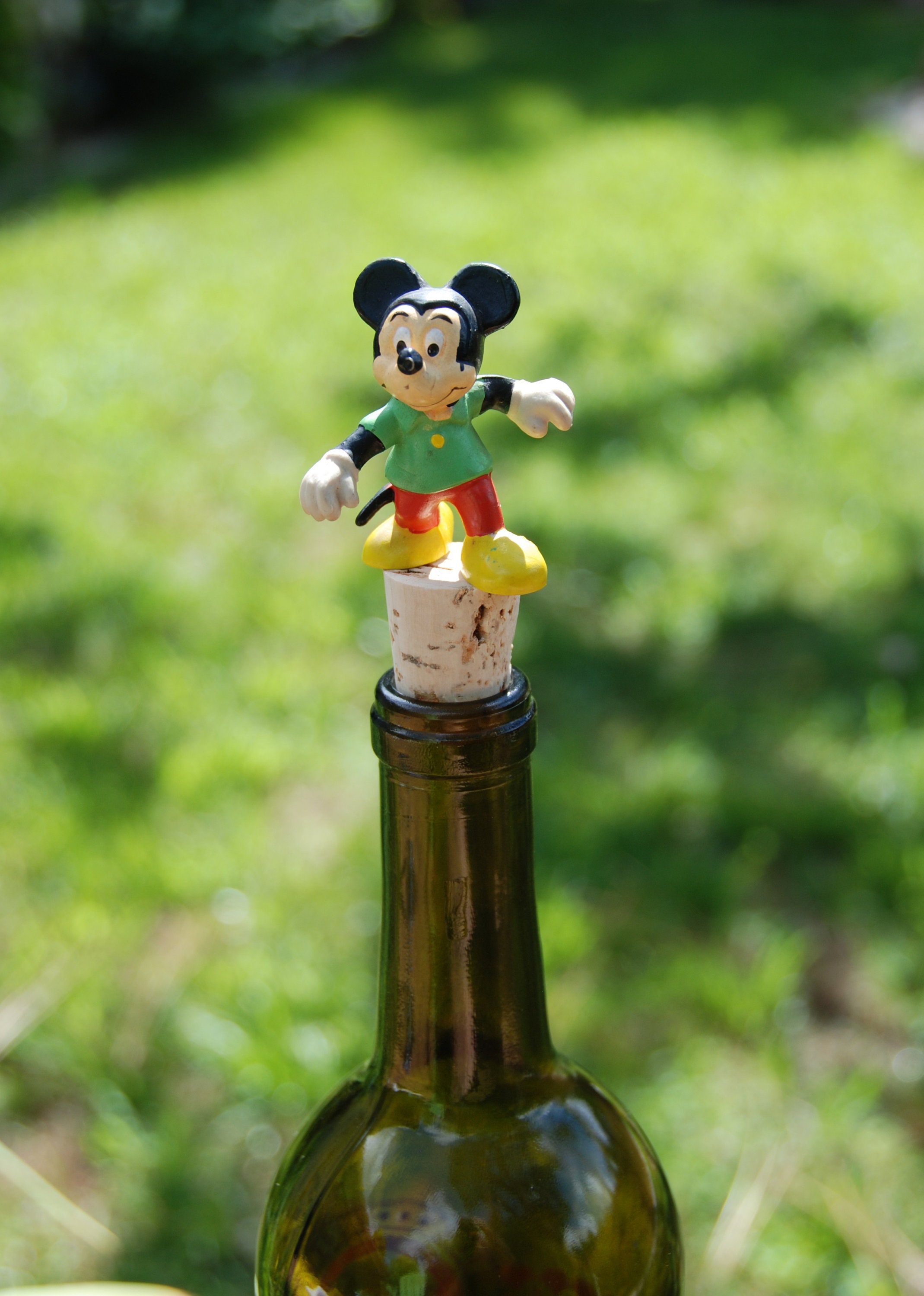 Mickey Mouse Wine Bottle Stopper | Etsy