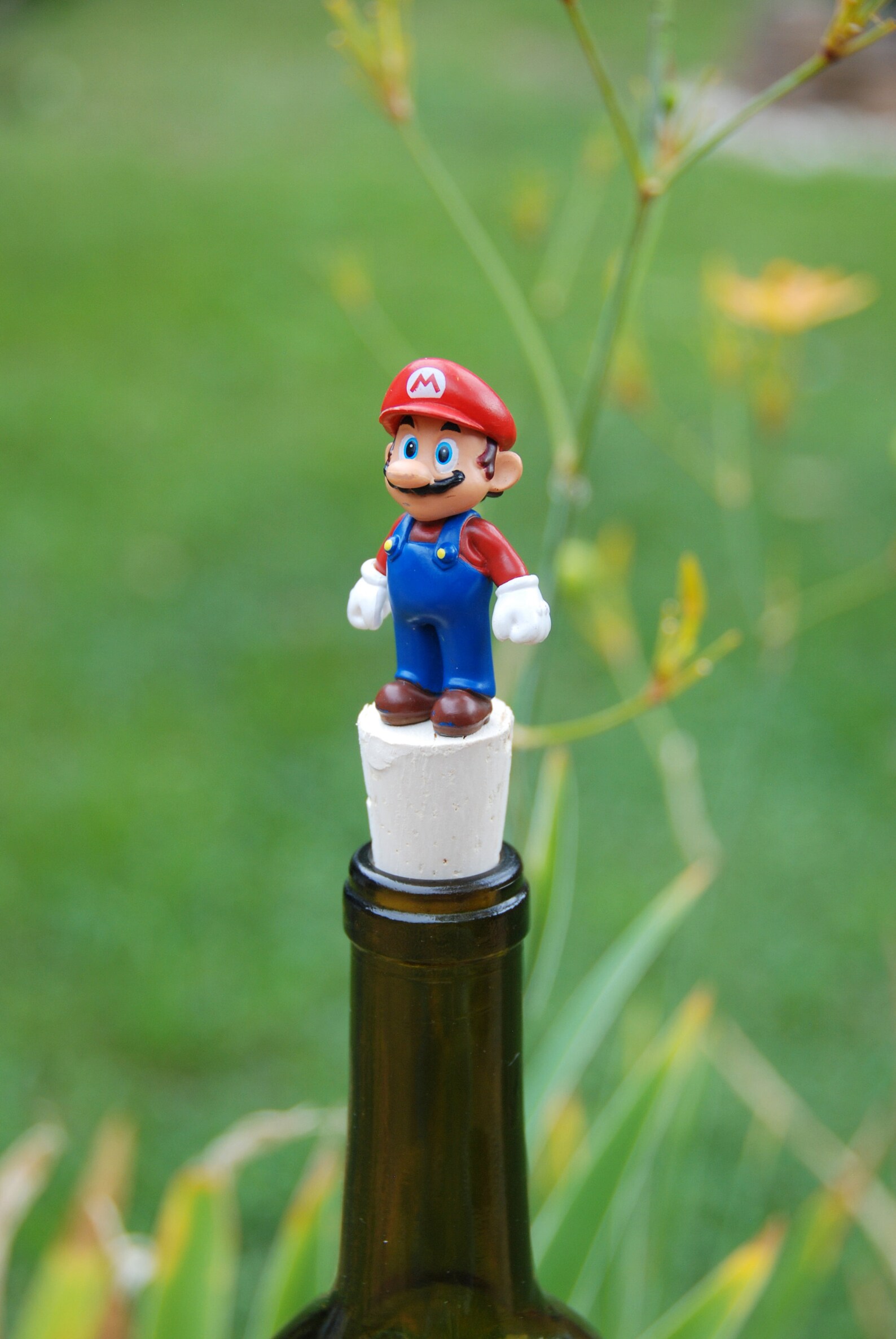 Mario Wine Bottle Stopper Super Mario Brothers - Etsy