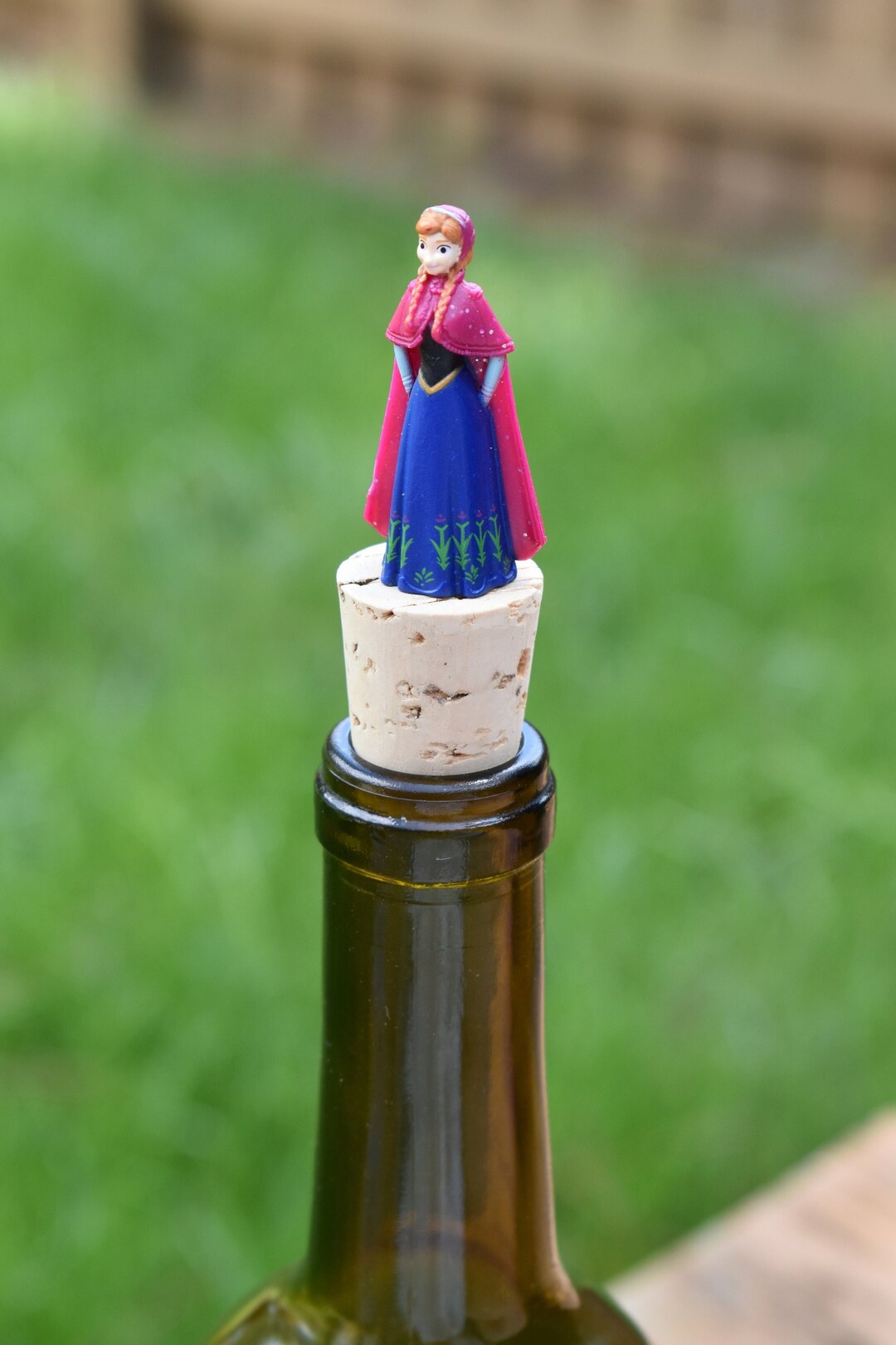 Anna Wine Bottle Stopper Disney Princess Frozen - Etsy