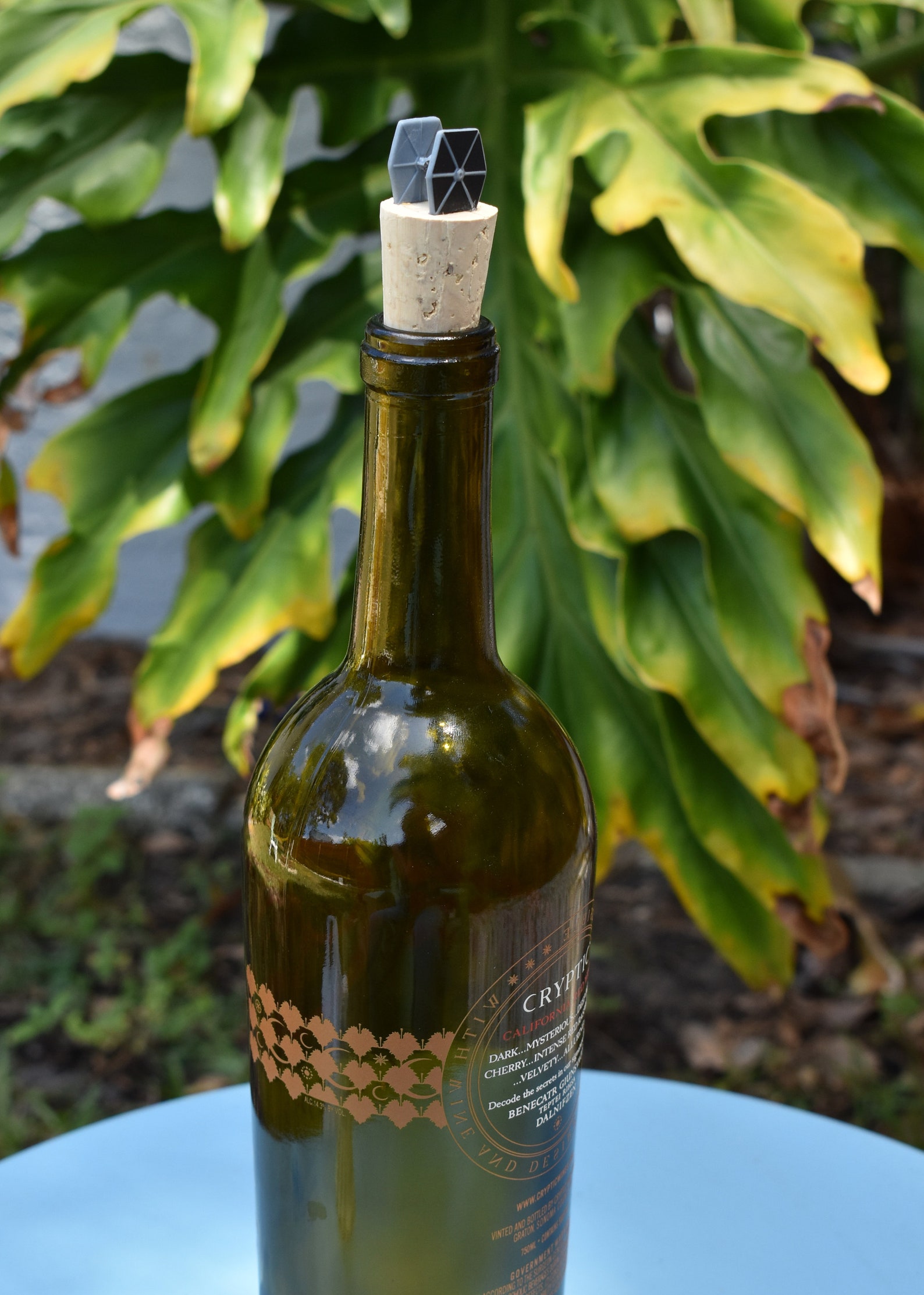 TIE Fighter Wine Bottle Stopper Star Wars Spaceship - Etsy