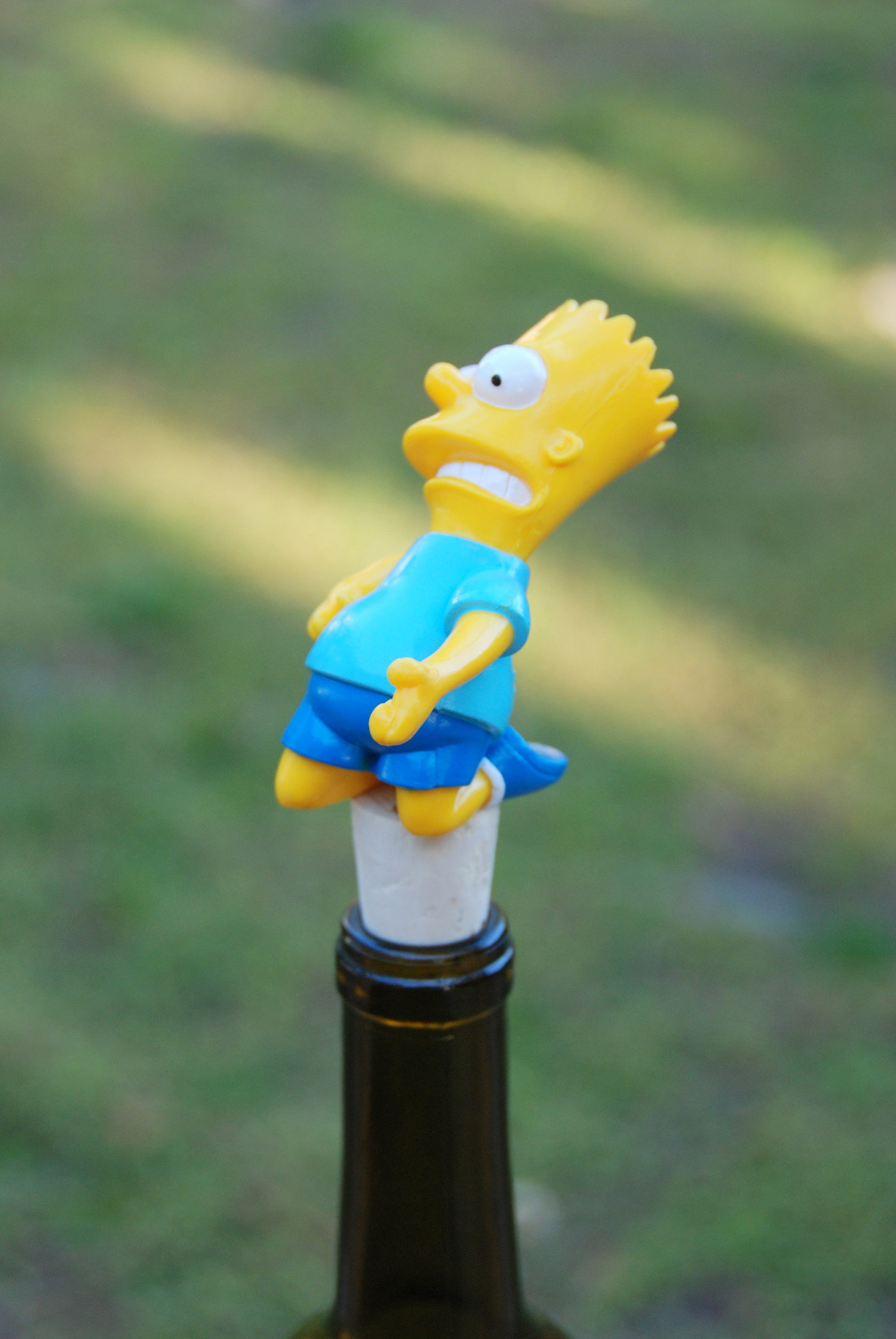 Bart Simpson Wine Bottle Stopper the Simpsons | Etsy