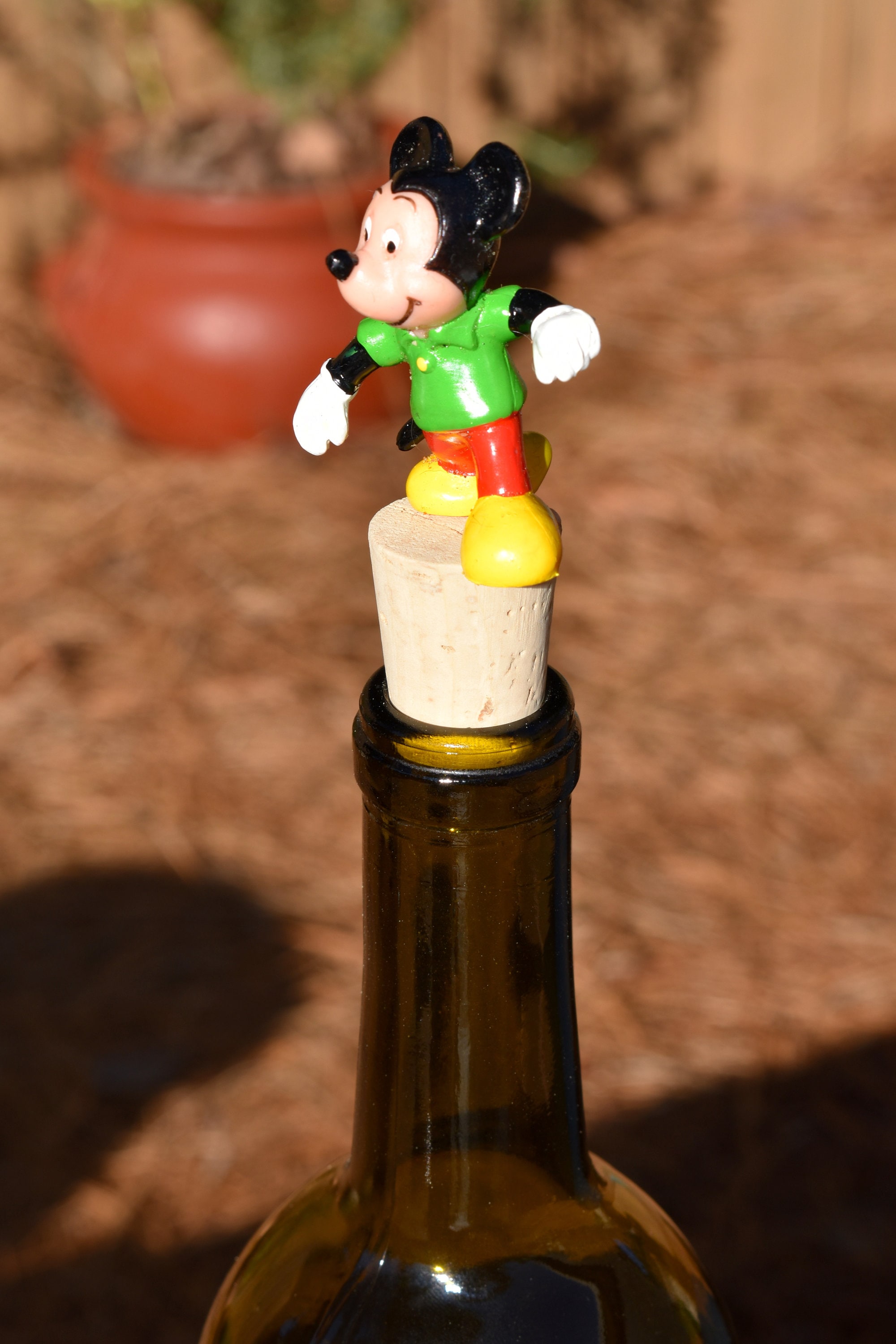 Mickey Mouse Wine Bottle Stopper | Etsy