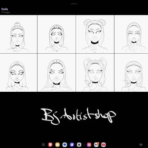 Clean Face Base Templates - 10 PDF Face Drawing Kit for Artists - Etsy