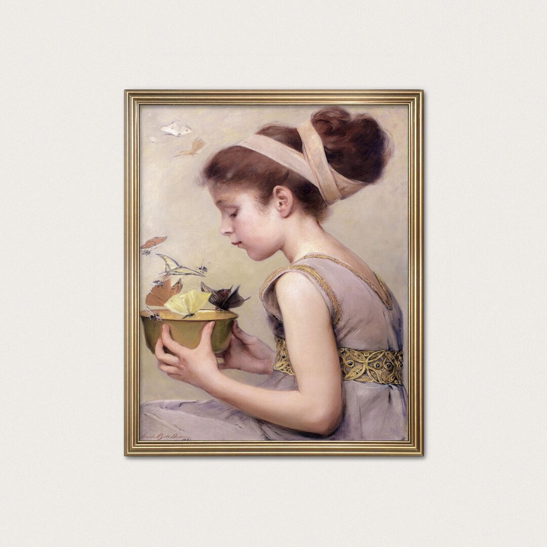 Honey — Sarah Paxton Ball Dodson, 1891. Moody Portrait Art Print ...