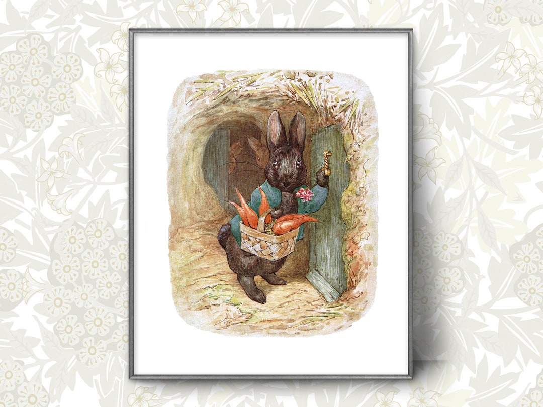 Download Peter Rabbit Nursery Beatrix Potter Printable Wall - Etsy Canada