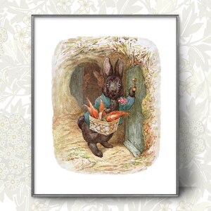 Download Peter Rabbit Nursery Beatrix Potter Printable Wall - Etsy Canada