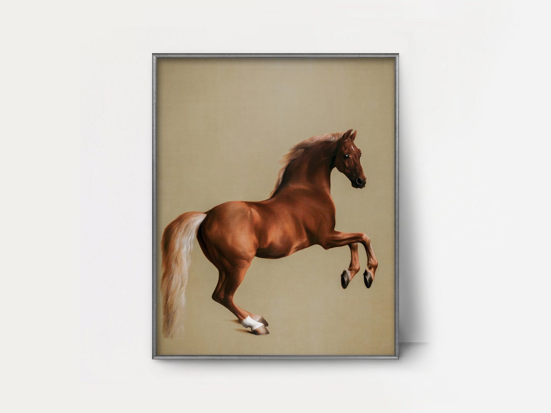 Buy Whistlejacket Horse Painting Antique Horse Print, Chestnut Stallion ...
