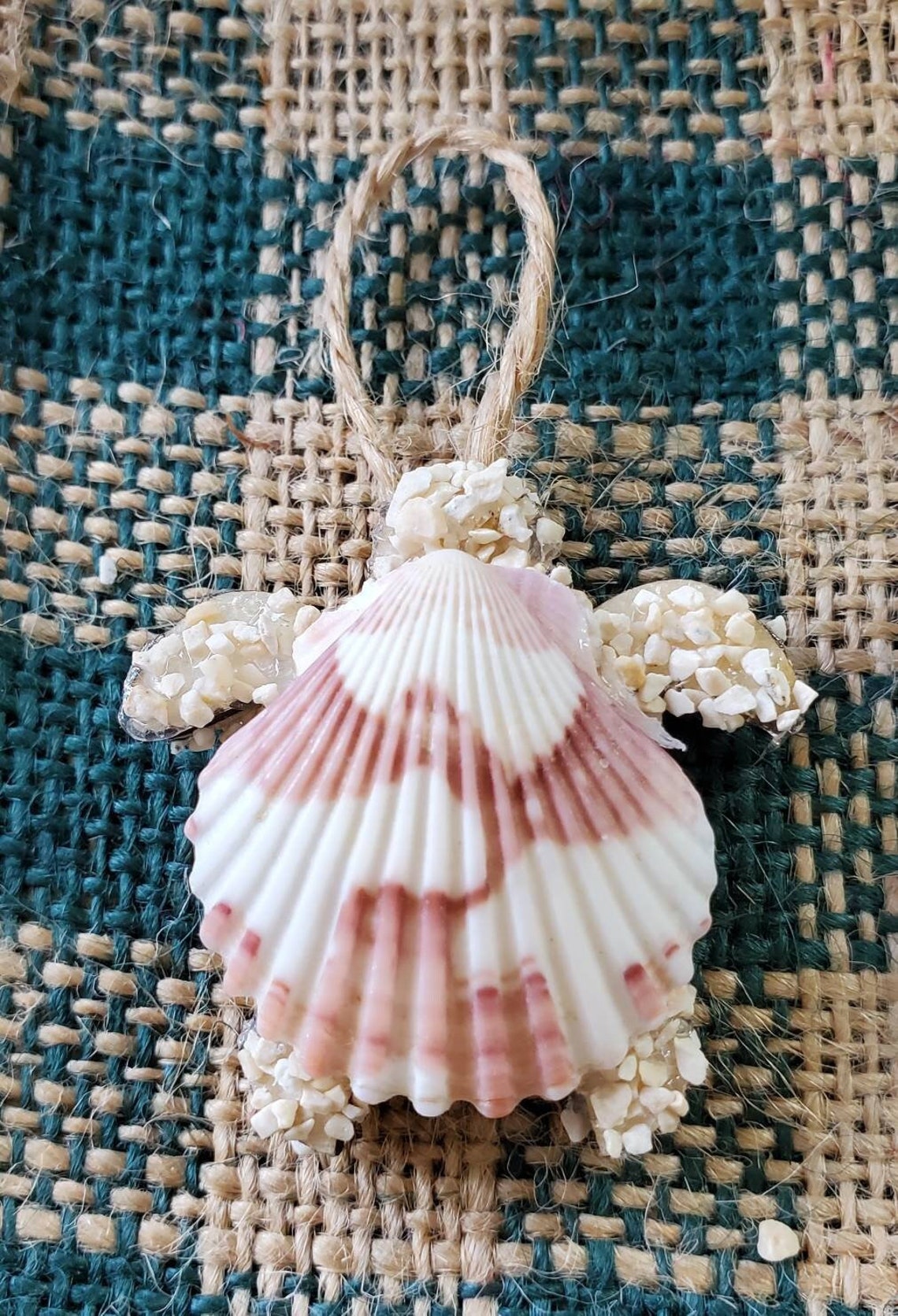 New Handmade Turtle Shell Ornament, Seaside Ornament, Coastal Christmas ...