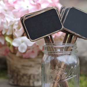 Chalkboard Table Numbers Rustic Chalkboard Signs Sticks, Set of 10 - Etsy