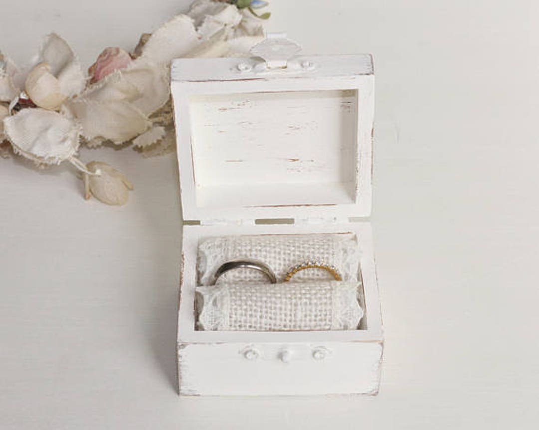Rustic Ring Bearer Box Personalized Choice We Do, I Do, Love - Etsy