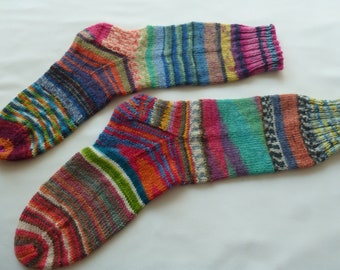 Hand knit socks | Etsy