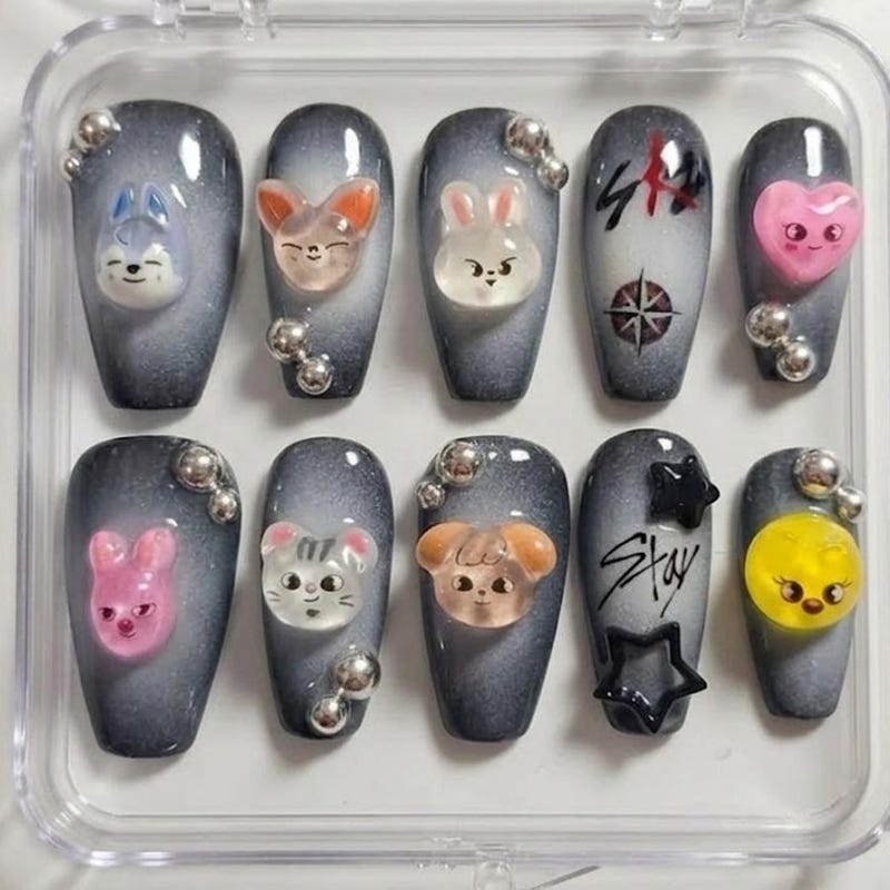 Kpop Nail Art Stray Kids - Etsy
