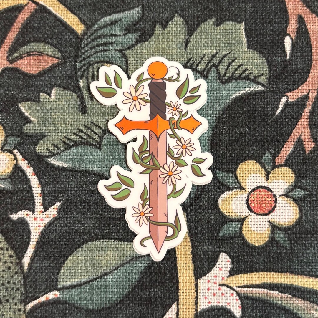 Plains Sword Vinyl Waterproof Matte Sticker - Etsy