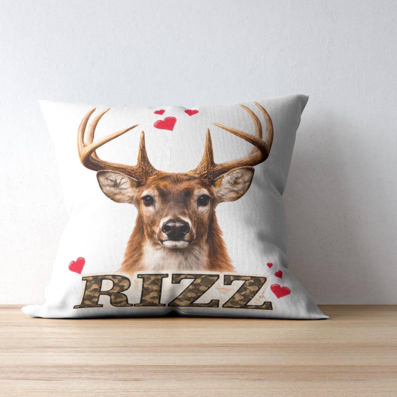RIZZ Buck Valentine Design | Camo Deer Art (SVG PNG Digital Download ...
