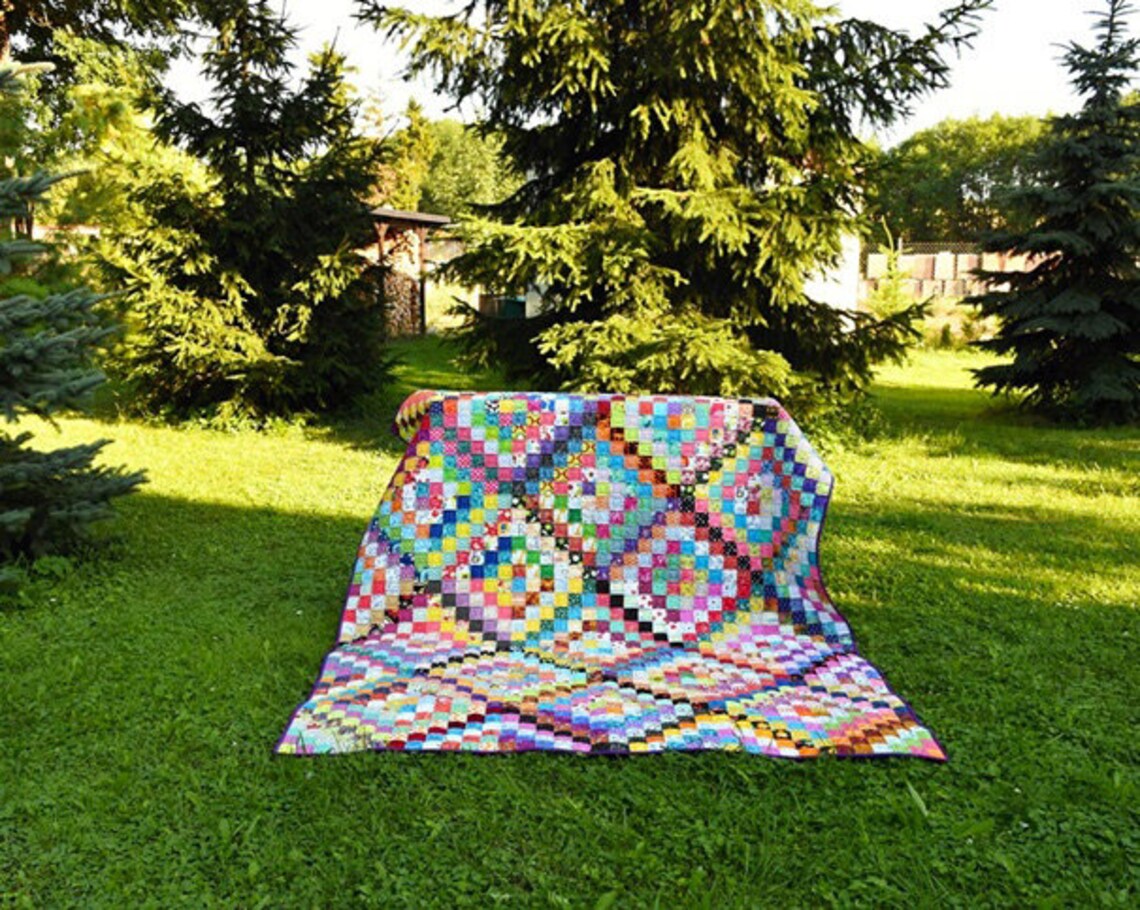 MODERN CUSTOM Scrap Patchwork Homemade QUILTS for Sale - Etsy