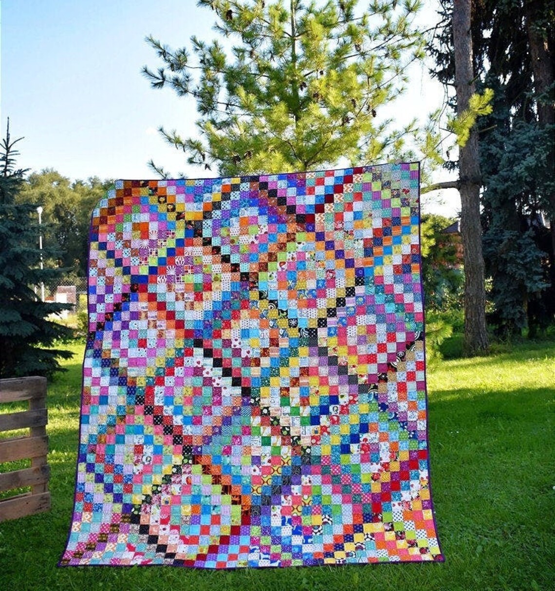 MODERN CUSTOM Scrap Patchwork Homemade QUILTS for Sale - Etsy
