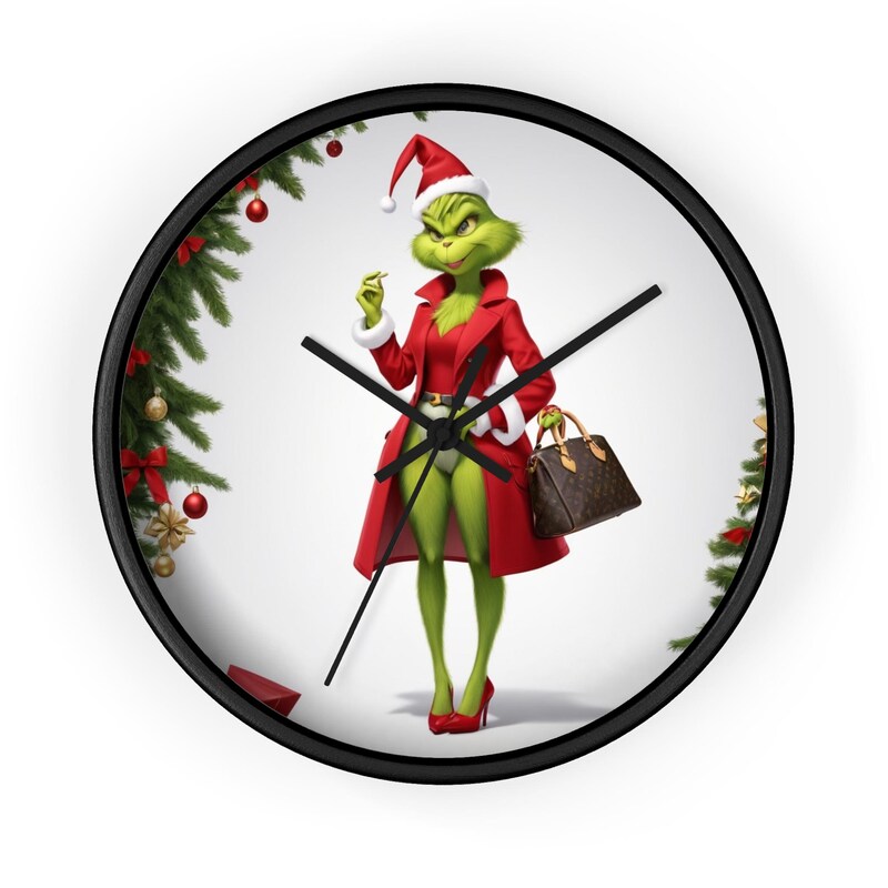 Grinch Clock - Etsy