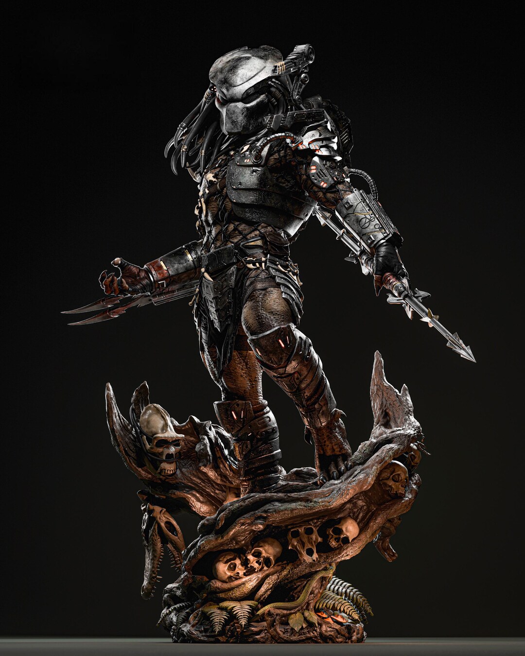 Predator | Ultimate Yautja Hunter STL Statue | 3D Print Model | Digital ...