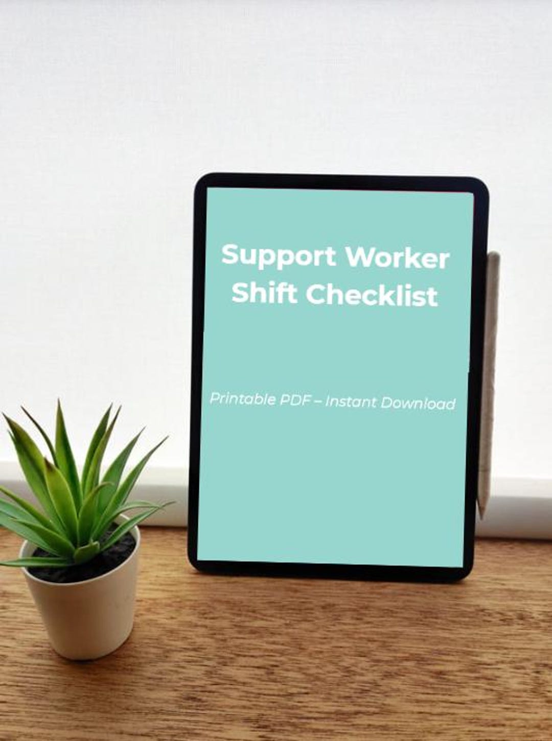 Support Worker Shift Checklist | Disability Support Worker Printable ...