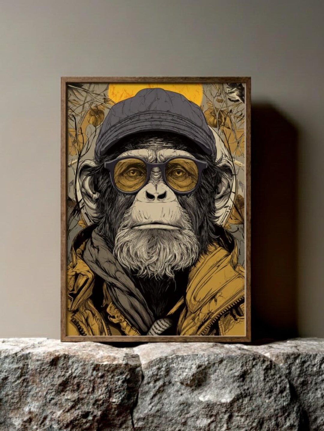 Arte de parede eclética para imprimir – Arte abstrata maximalista ...