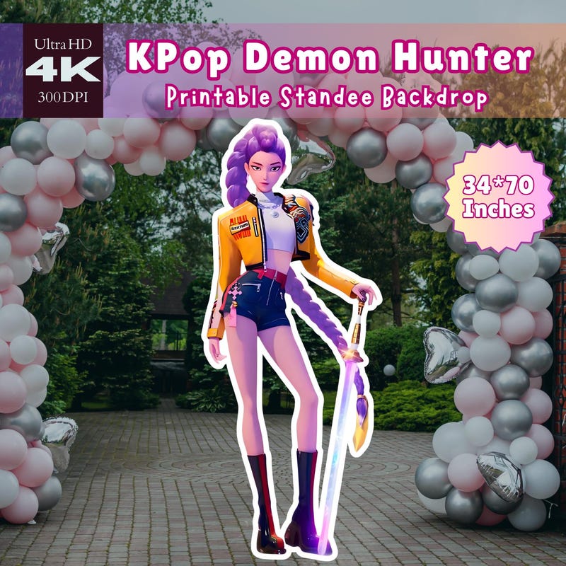 Kpop Backdrop Printable - Etsy