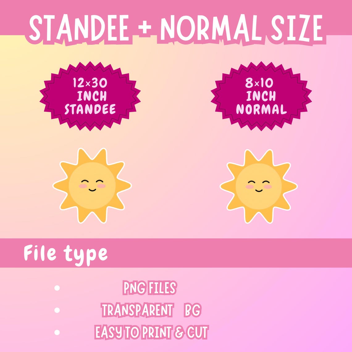 Ms Rachel Party Standee PNG Set, 11 Printable Designs, 12x30 Large ...