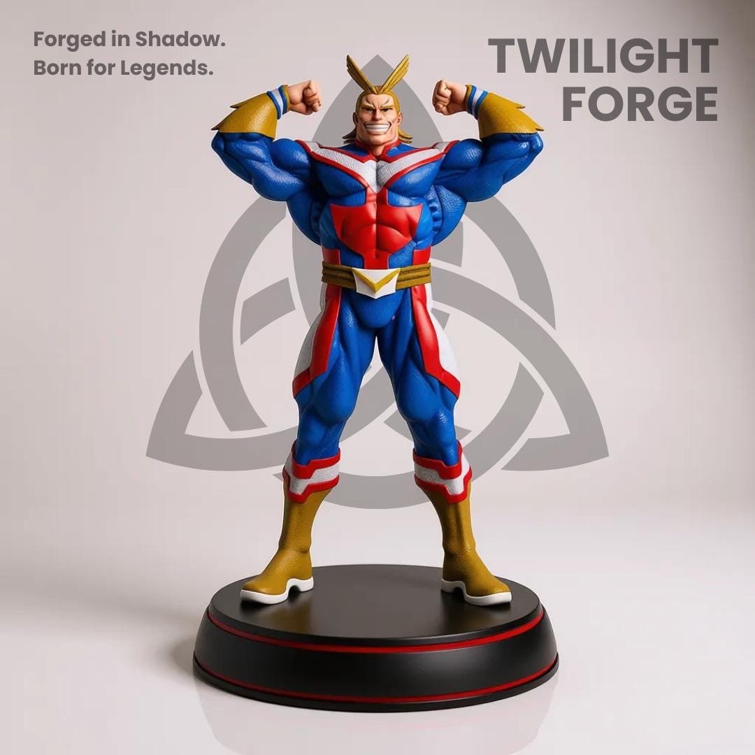 All Might STL Figure – My Hero Academia | Symbol of Peace Anime Statue ...