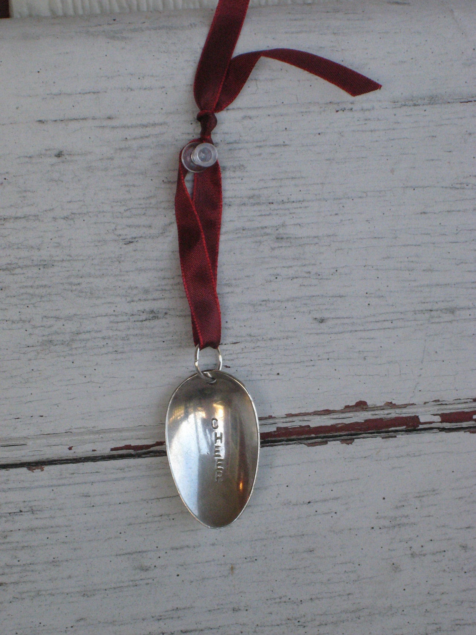 Spoon Ornament Christmas Decoration From Upcycled Vintage Spoon and ...