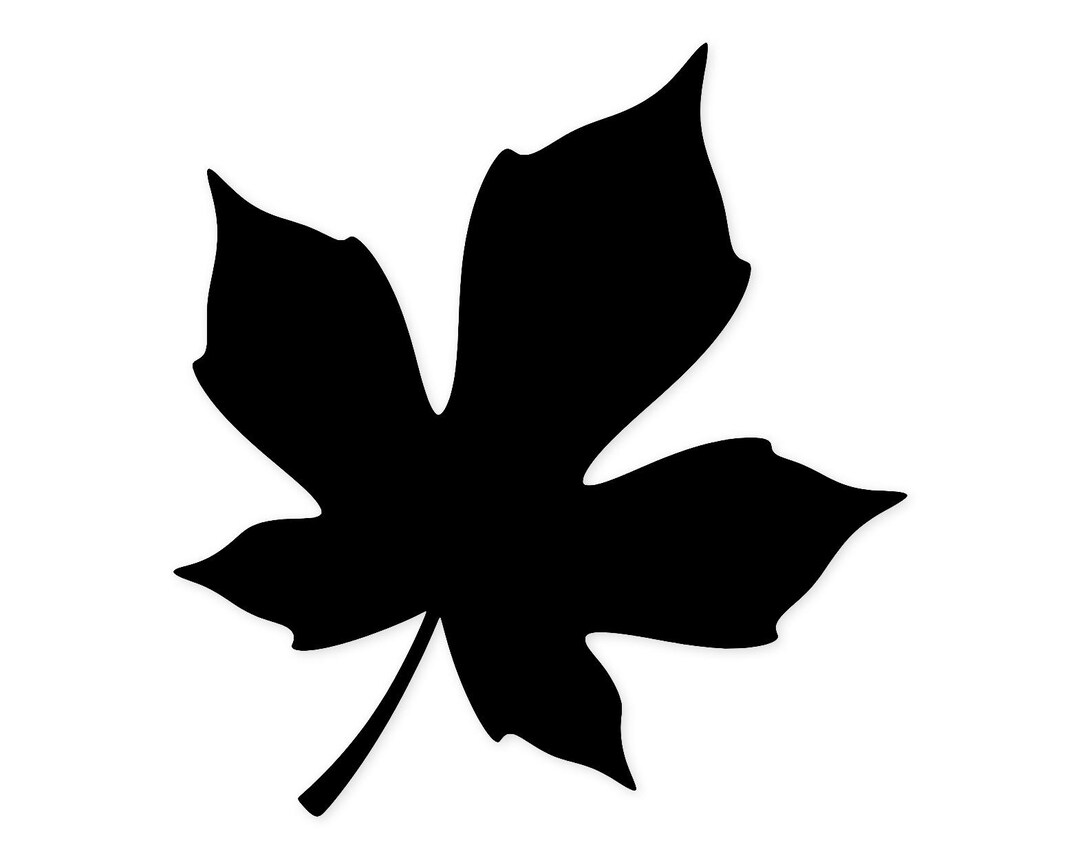 Buckeye Leaf Svg: Bold Cut File for Crafting - Etsy