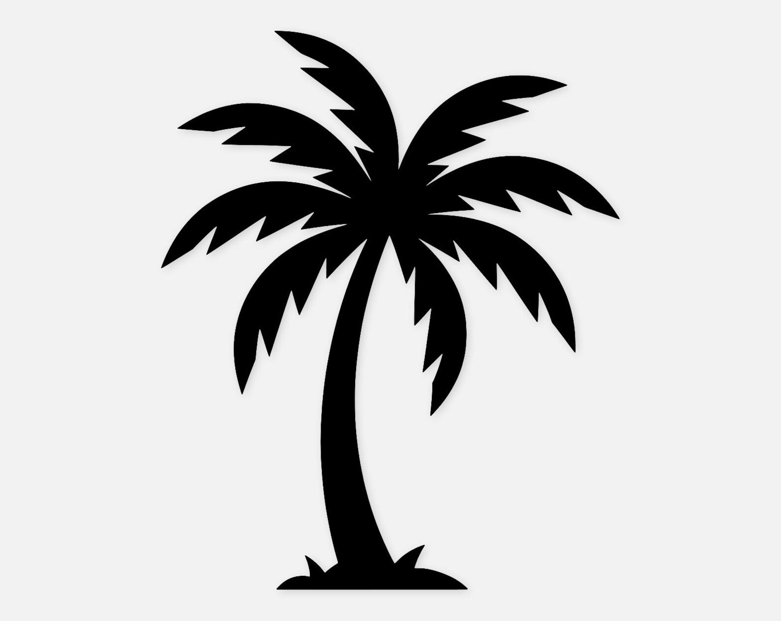 Palm Tree Svg: Bold Cut File for Tropical Decor - Etsy
