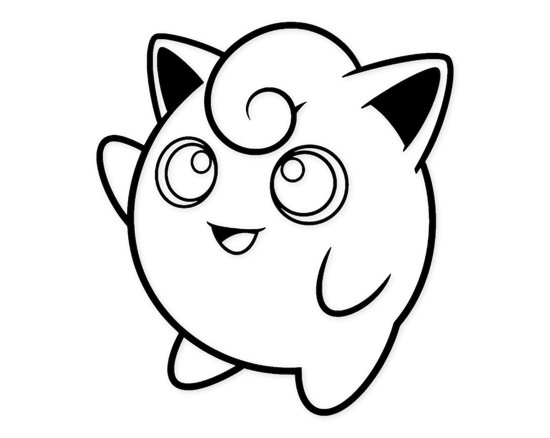Jigglypuff Svg: Playful Icon for T-shirts - Etsy