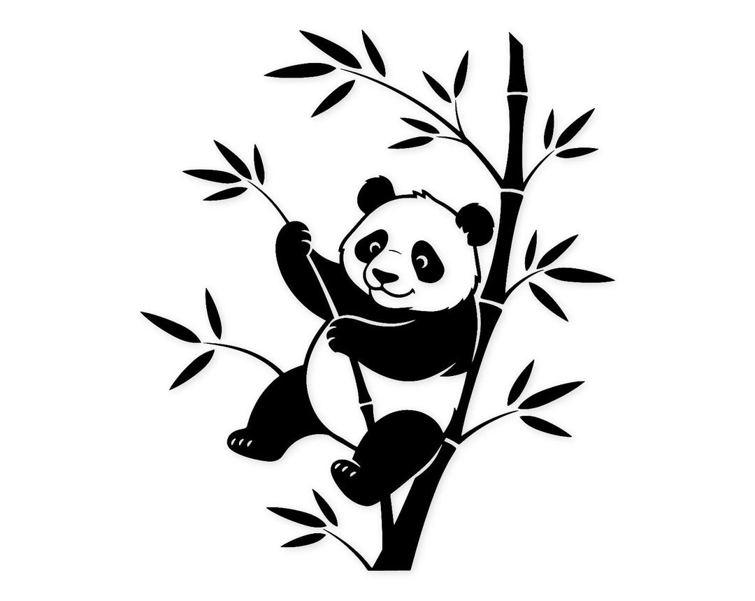 Panda Svg: Playful Design for Kids' Crafts - Etsy