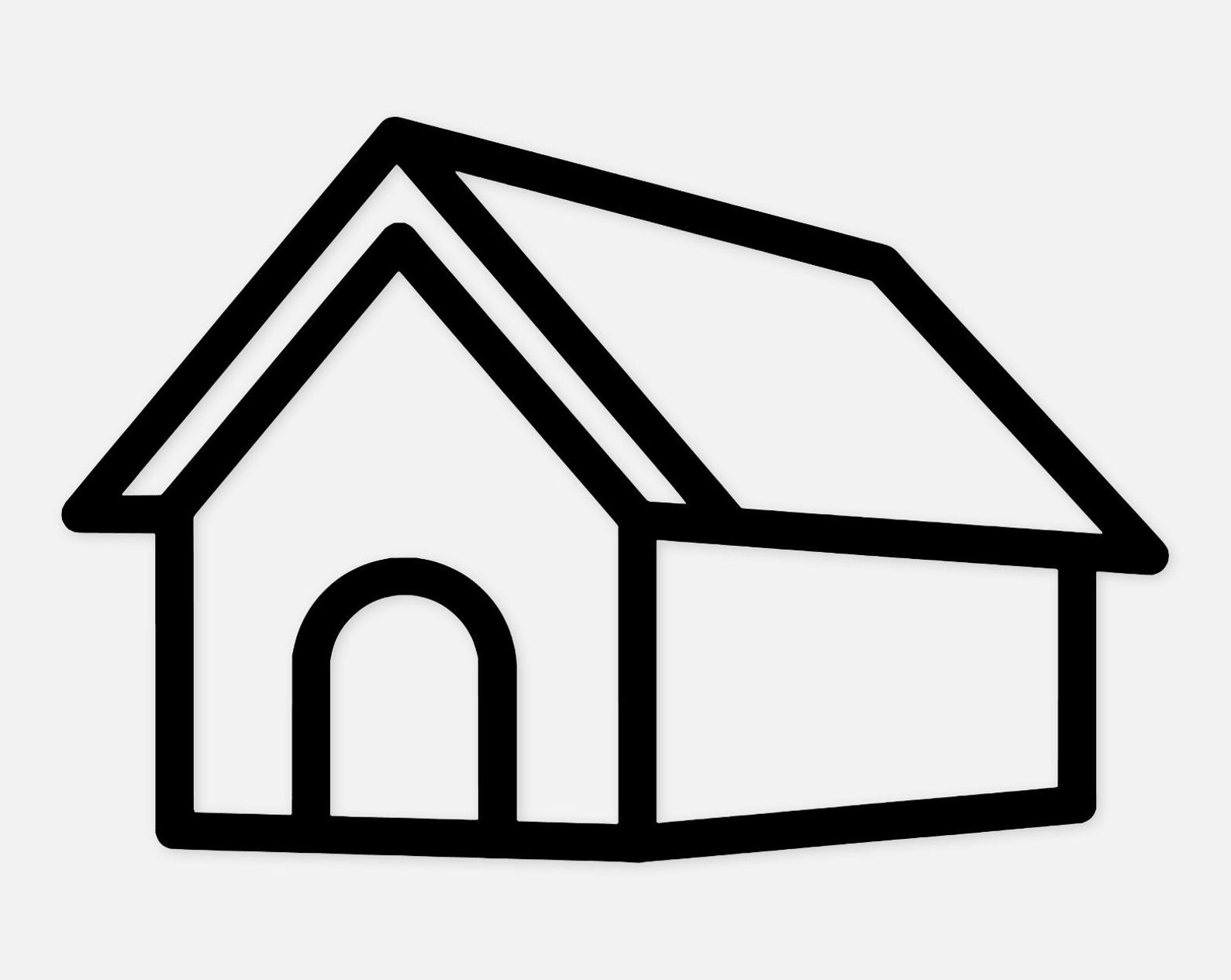 Chicken Coop Svg: Bold Outline Design for Crafts - Etsy