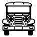 Jeepney Icon Svg: Bold Simplistic Design for Crafts - Etsy