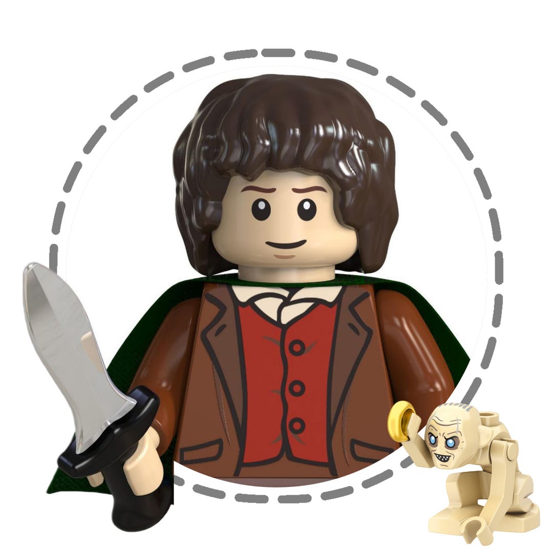 Frodo Baggins Minifigure - the Ring-bearer & Hobbit Hero | LOTR ...
